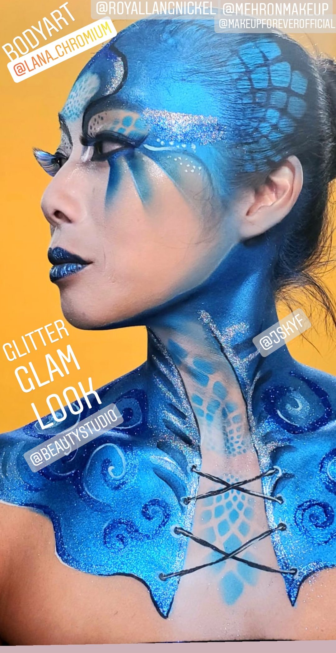 Lana chromium body painter - booyworkshop