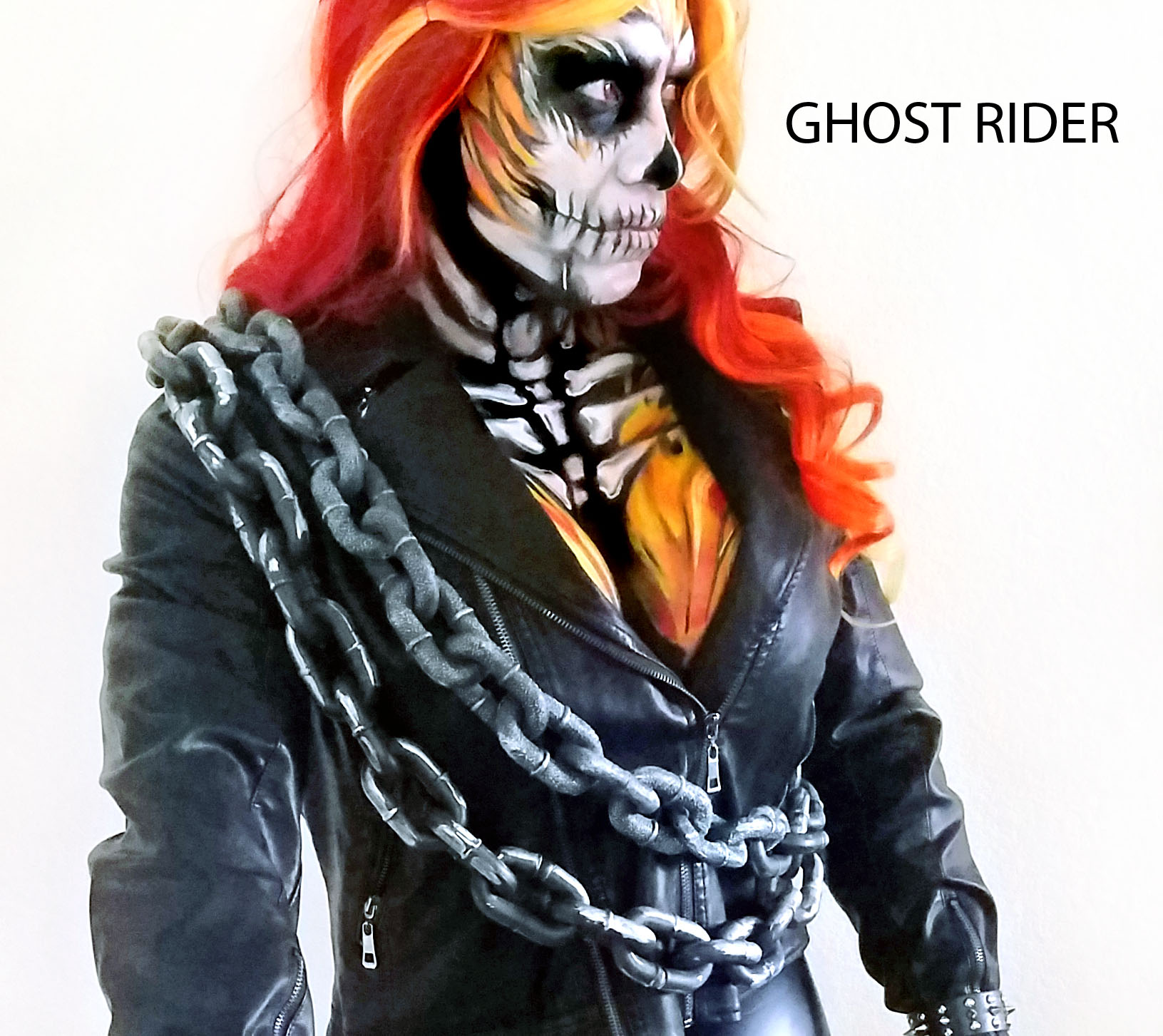 Makeup Ghost Rider - Mugeek Vidalondon